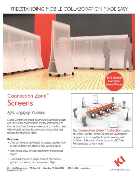 KI Connection Zone Screen Info Sheet Cover - SYSTEMCENTER