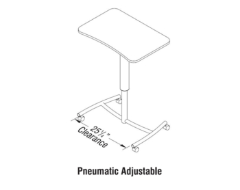 KI - Ruckus Mobile Height Adjustable Lectern - SYSTEMCENTER
